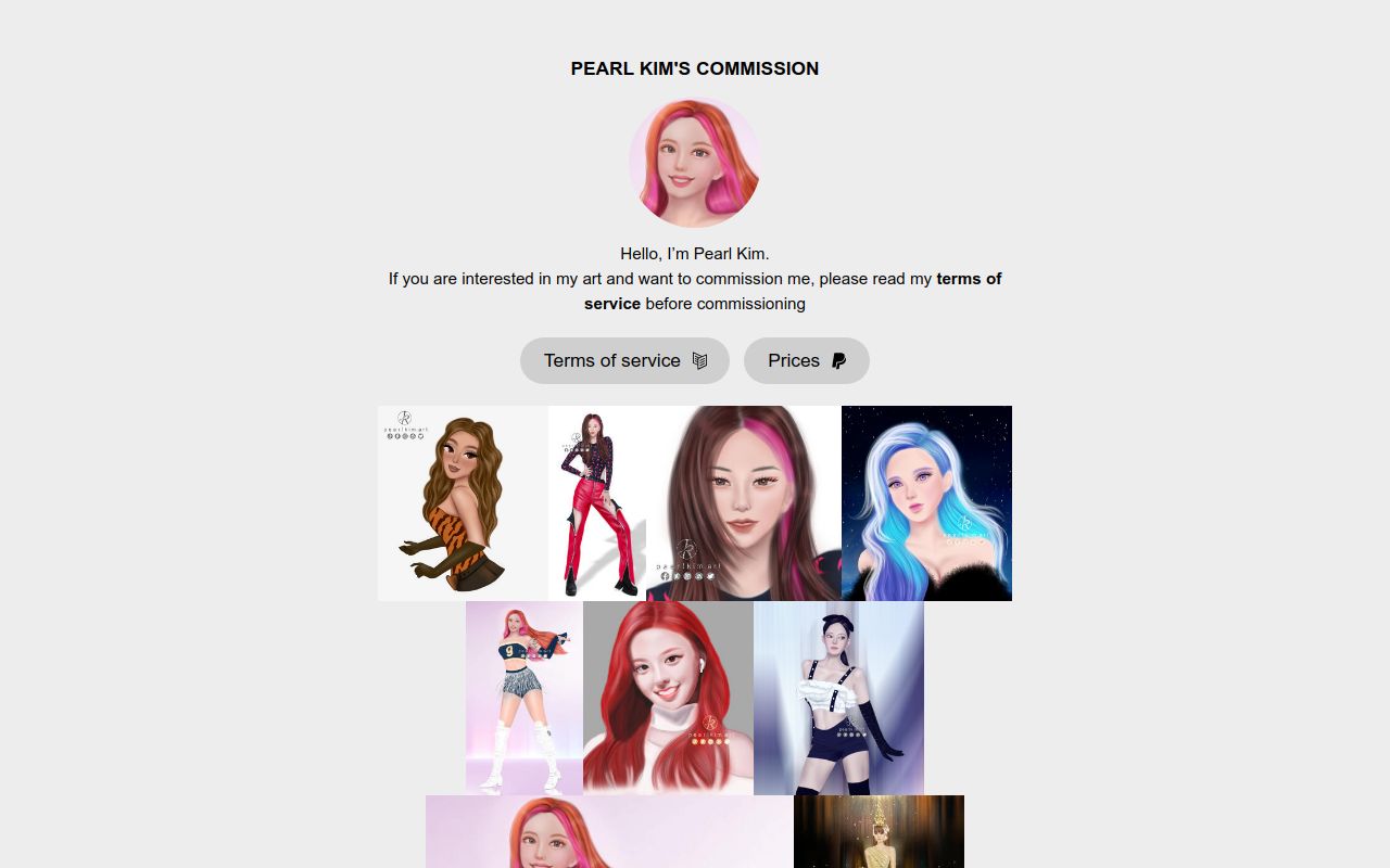 PEARL KIM'S COMMISSION